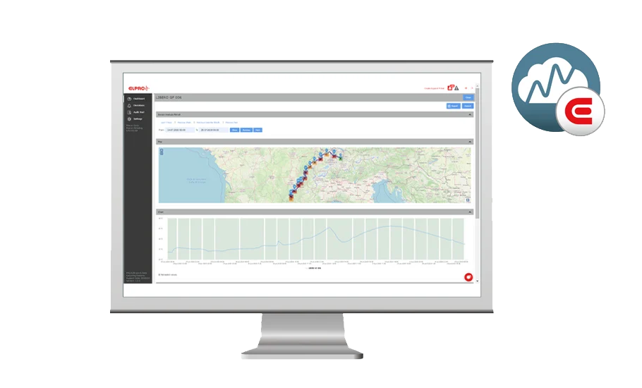elproCLOUD wireless temperature monitoring of rooms & equipment