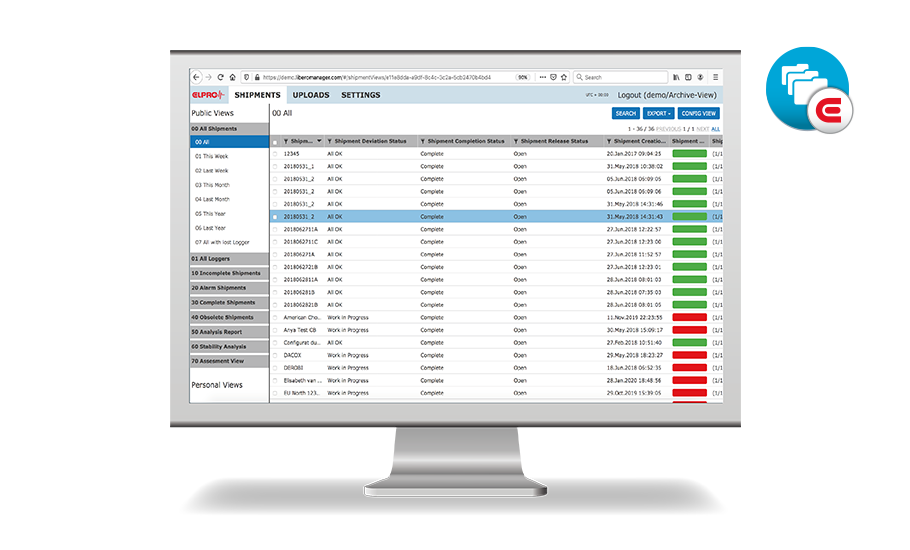 LIBERO Cx Sustainable, Multi-Use, Wireless Bluetooth® PDF Data Loggers